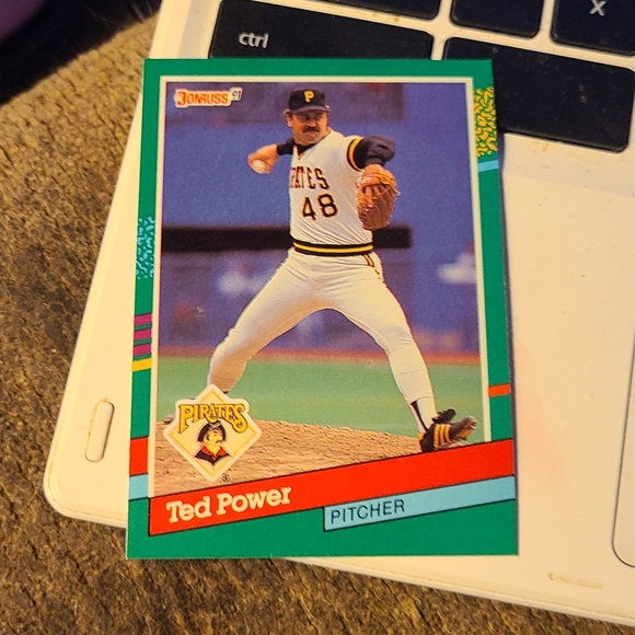 Other | Ted Power Baseball Card | Poshmark